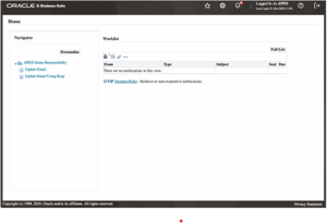 SEAMLESS INTEGRATION WITH ORACLE E-BUSINESS SUITE USING ORACLE APEX | 4i