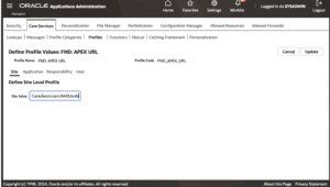 SEAMLESS INTEGRATION WITH ORACLE E-BUSINESS SUITE USING ORACLE APEX | 4i